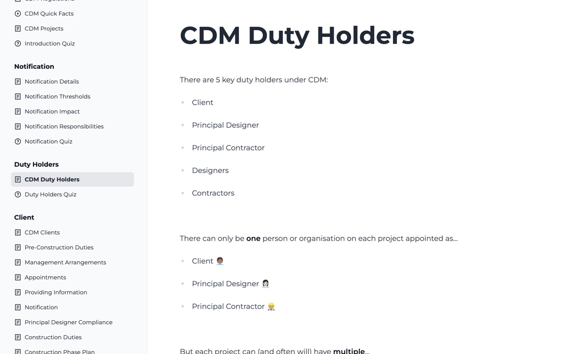 CDM 2015 Awareness eLearning Course - HASpod