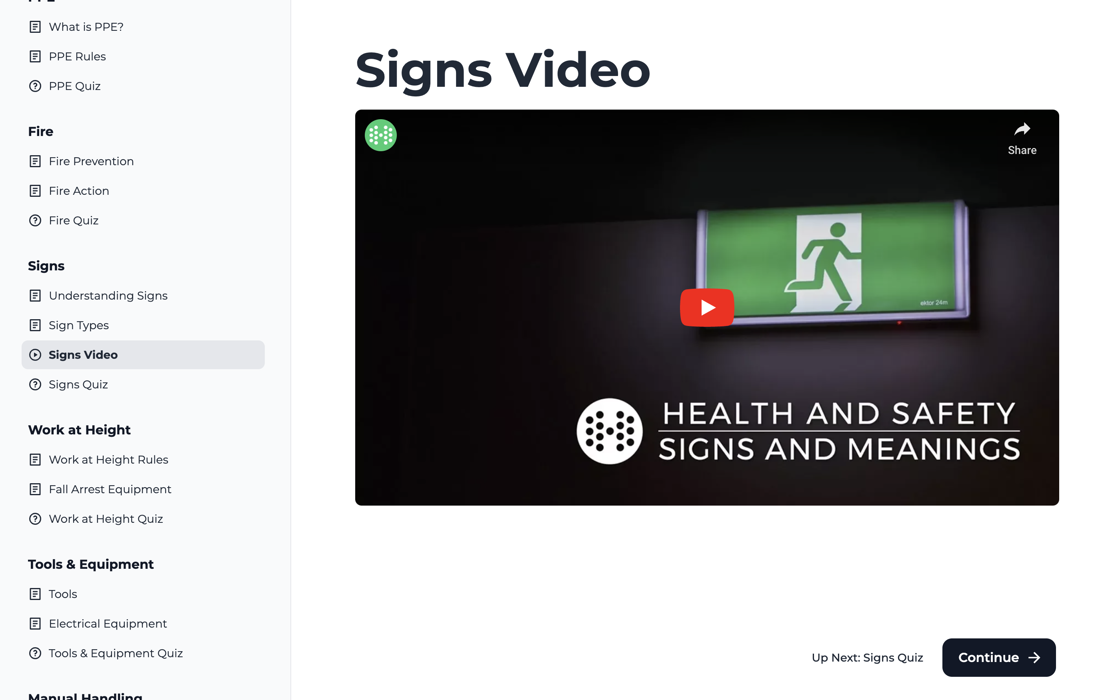 Construction Safety eLearning Course - HASpod