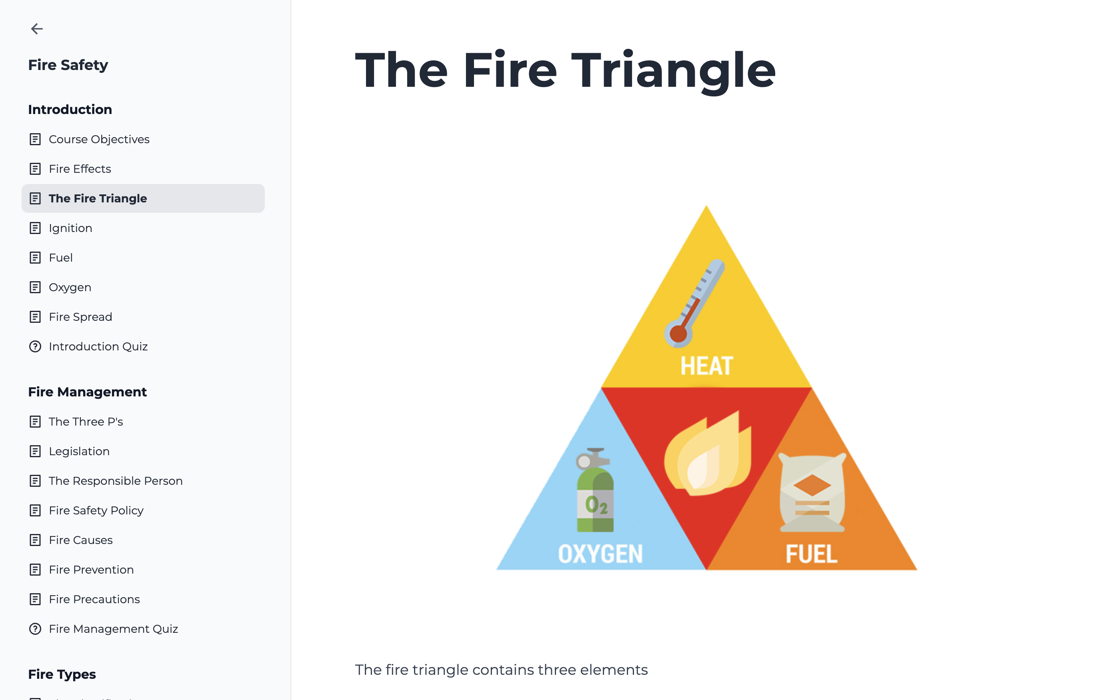 Fire Safety eLearning Course - HASpod