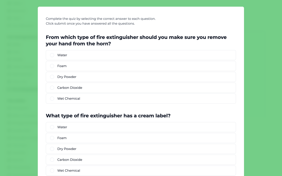 Fire Safety eLearning Course - HASpod