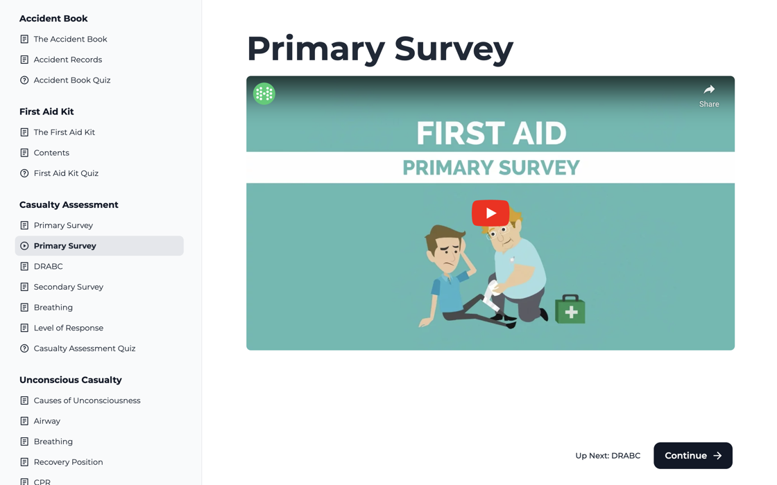 First Aid Awareness eLearning Course - HASpod